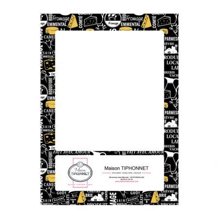 Magnet personnalisable pour bouchers - motif fromages | Proébo Alimentaire