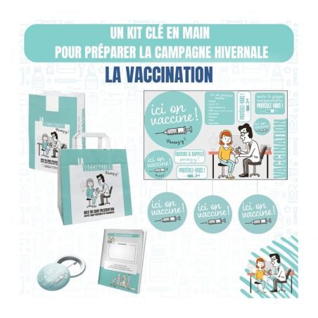 Kit de vaccination pour pharmacie | Proébo Promoplast