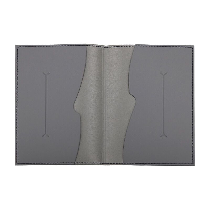 Porte ordonnance personnalisé gris clair finitions Couture - Urban ...