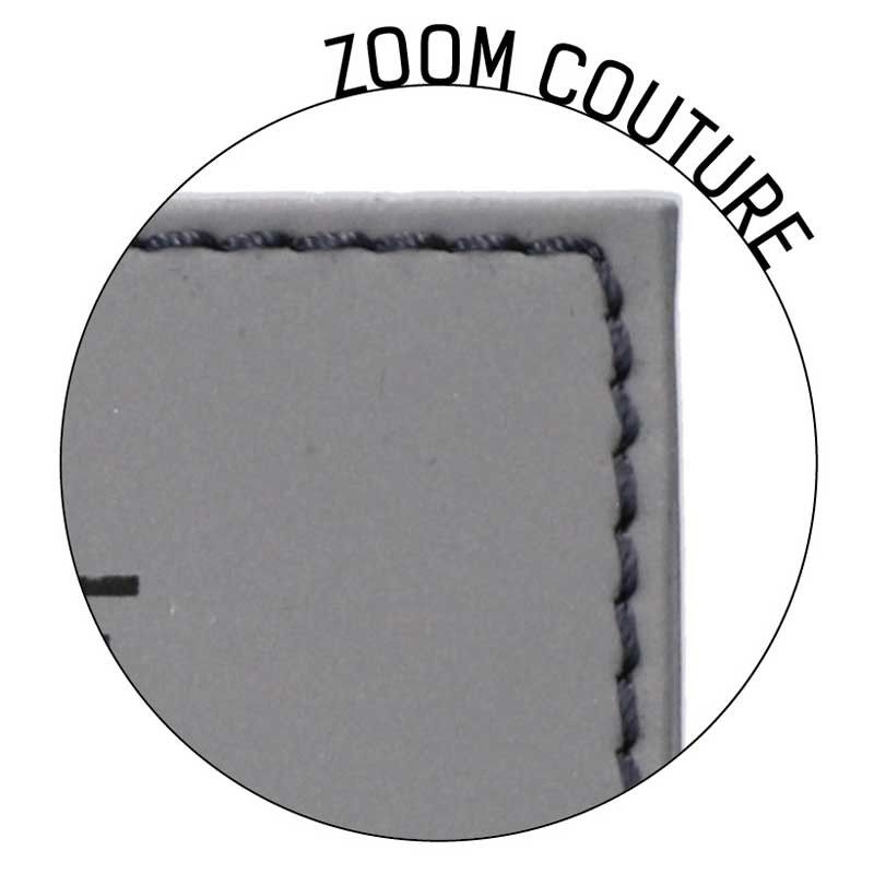 Porte ordonnance personnalisé gris clair finitions Couture - Urban ...